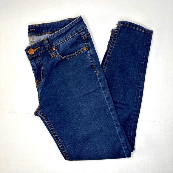 Vigoss | Jeans | Vigoss Studio The Jagger Skinny Crop Dark Wash Denim ...